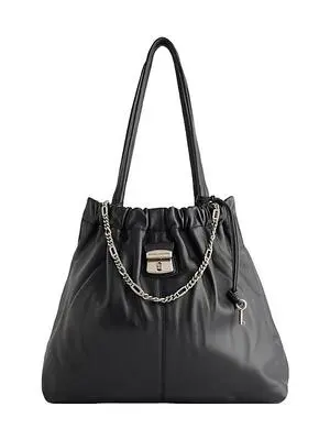 Marc Jacobs The Cristina Leather Tote Bag - Black