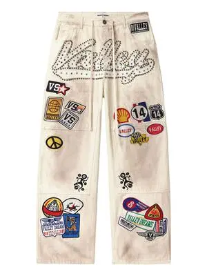 VALE FOREVER 1980s Painters Pants - White