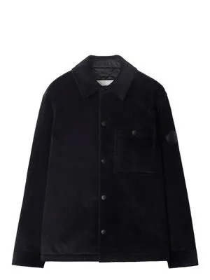 Burberry Corduroy Overshirt - Twilight Blue