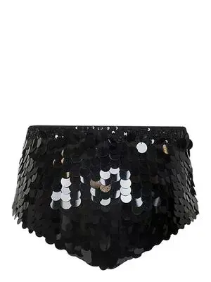 P.a.r.o.s.h Sequin-embellished Shorts - Black