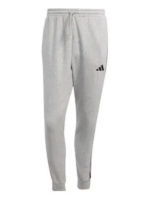 Adidas Essential 3stripes French Terry Pant - Medium Grey Heather/black