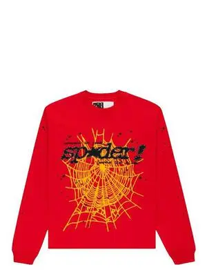 SP5DER Punk V2 Longsleeve - Red