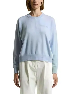 Peserico Embellished Crew-neck Jumper - Blue