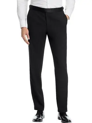 BOSS Slim Fit Tuxedo Pants - Black