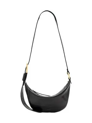 ALLSAINTS Luna Leather Crossbody Bag - Black