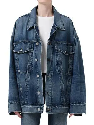 AGOLDE Reworked Wayne Denim Jacket - Illuminate