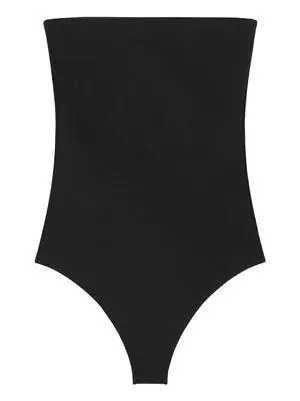 COURREGES Strapless Button-Fastening Bodysuit