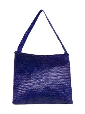 Dragon Diffusion Woven Leather Shoulder Bag - Purple