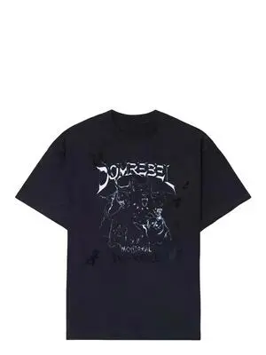 DOMREBEL Graphic-print T-shirt - Black