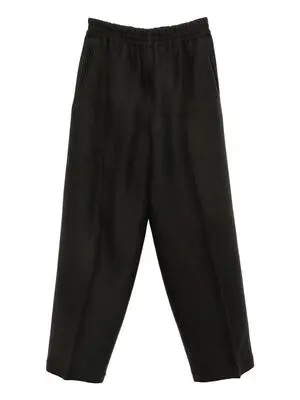 Ami Elasticated-waistband Trousers - Black