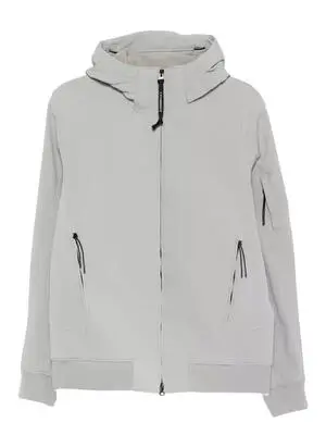 C.P. COMPANY Hooded Zip-front Jacket - Grey