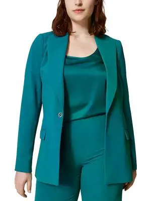 TWINSET Embellished-button Single-breasted Blazer - Green