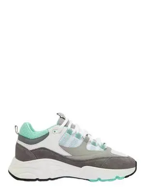 CLEENS Aero Mesh-paneled Low-top Sneakers - Grey