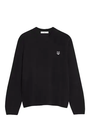 Maison Kitsuné Wool Sweater - Black