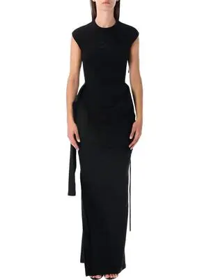 Ottolinger Tie-detailed Maxi Dress - Black