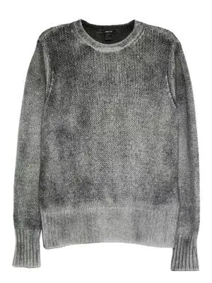 Avant Toi Crew-neck Merino-cashmere Blend Sweater - Black