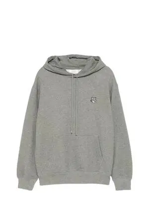 Maison Kitsuné Fox-head Patch Hoodie - Grey