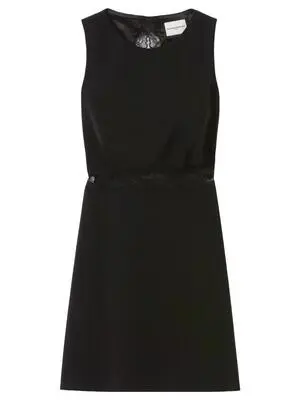 Claudie Pierlot Lace-insert Sleeveless Dress - Black