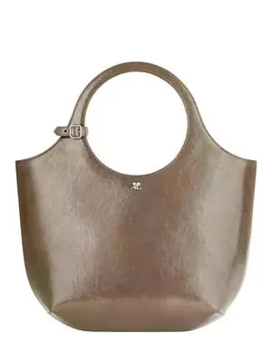 COURREGES Holy Medium Tote - Brown