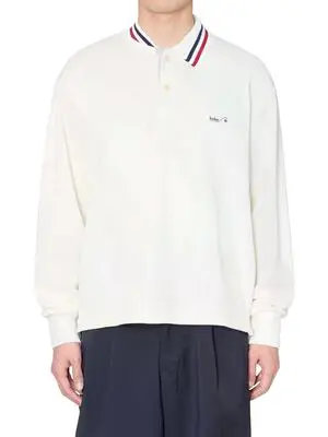 Kolor Long-sleeve Polo Shirt - White
