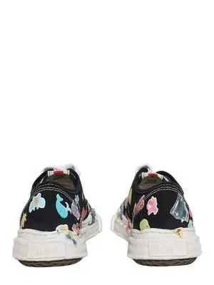 Mihara Yasuhiro Baker OG Sole Sticker-Print Sneakers Black