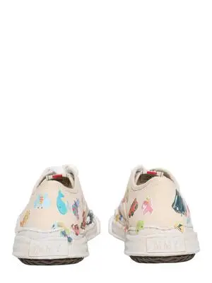 Mihara Yasuhiro Baker OG Sole Sticker-Print Sneakers White