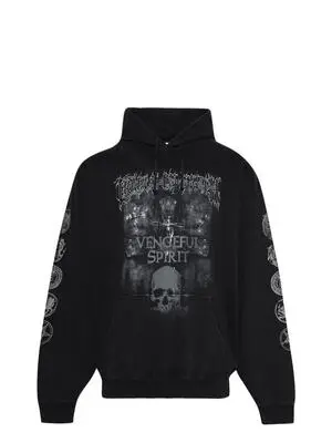 Vetements Vengeful Spirit' Oversized Hoodie - Grey