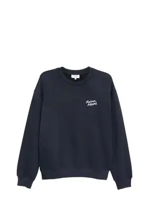 Maison Kitsuné Handwriting Sweatshirt - Blue