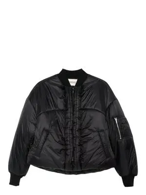 MORDECAI Zip-front Puffer Jacket - Black