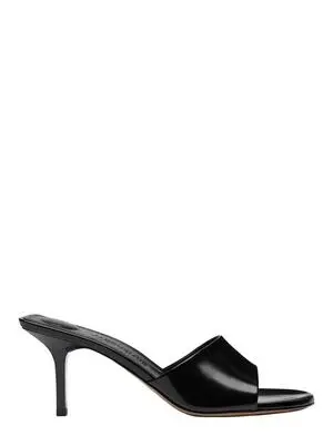 Jacquemus 70mm Leather Mules - Black