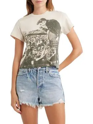 Daydreamer Sun Records Elvis Graphic T-shirt - Dirty White