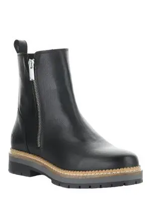 BOS. & CO. Waterproof Lug Sole Booties - Black