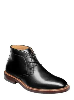 Florsheim Plain Toe Chukka - Black