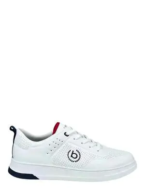 BUGATTI Perforated Logo Sneakers - White