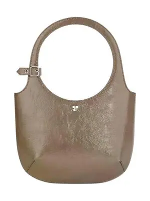 COURREGES Holy Leather Tote Bag - Neutrals