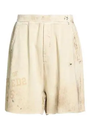 Dsquared2 Cotton Terry Shorts - Beige