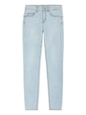 REBEL QUEEN BY LIU •JO Denim Skinny Jeans - Blue