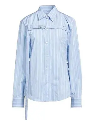 OFF-WHITE™ Striped Cotton Shirt - Blue