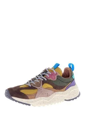 FLOWER MOUNTAIN Wave Sneaker Brown Ocher