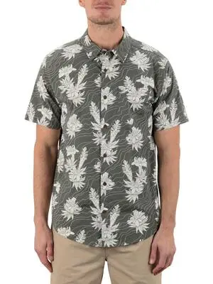 Hurley One And Only Lido Stretch Woven Shirt - Army