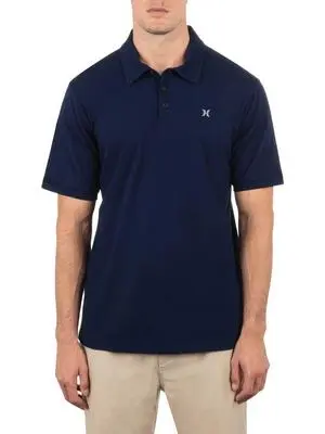 Hurley Icon Slub Polo Obsidian