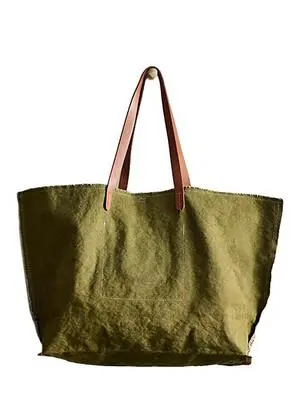 TERRAIN Hana Canvas Boat Bag Olive