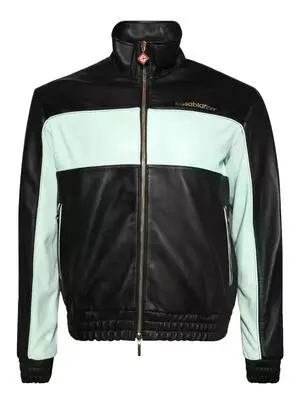 CASABLANCA Panelled Leather Jacket