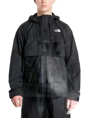 The North Face Hooded Windbreaker Jacket - Black