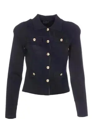 Liu Jo Buttoned Jacket - Black