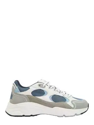 CLEENS Pulse Perforated Low-Top Sneakers Blue