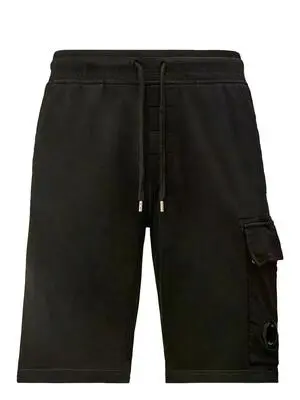 C.P. COMPANY Cargo Drawstring Shorts - Black