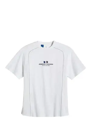 CONVERSE X Ader Error Embroidered-logo T-shirt - White