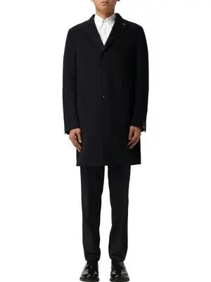 Tagliatore Three-button Cashmere Coat - Blue