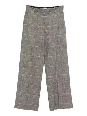 CIRCOLO 1901 Plaid-pattern Trousers - Grey